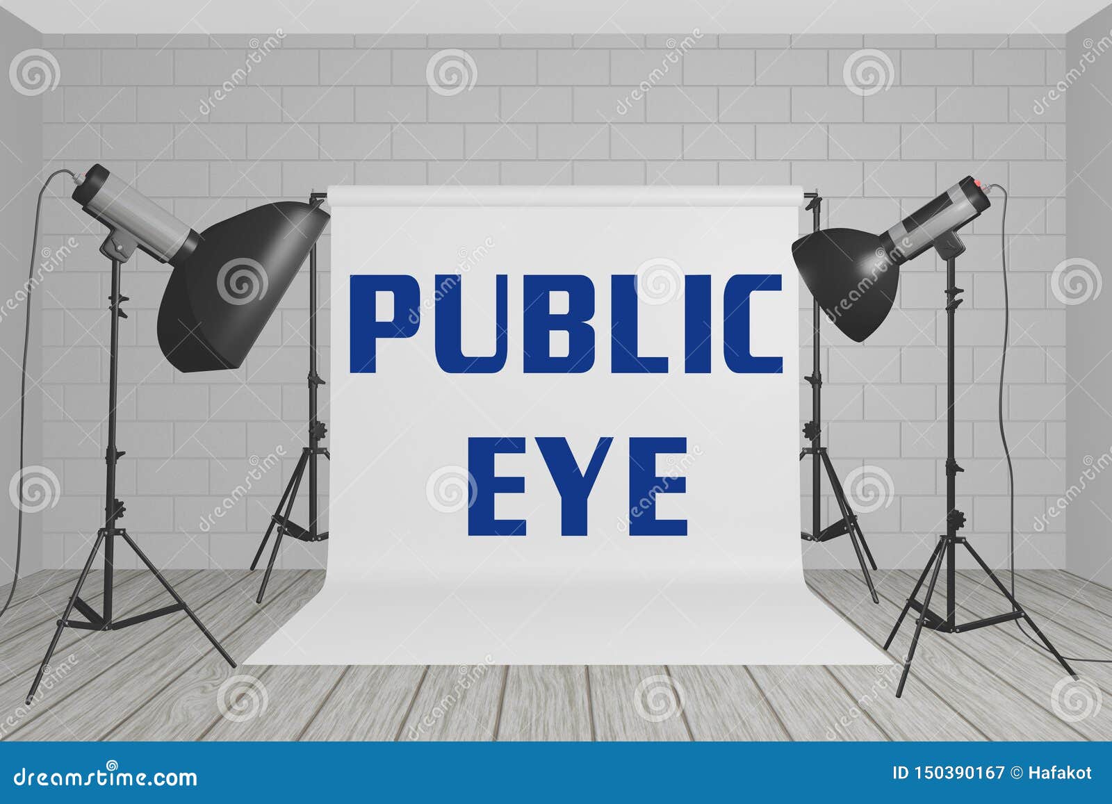 PUBLIC EYE concept stock illustration. Illustration of person - 150390167
