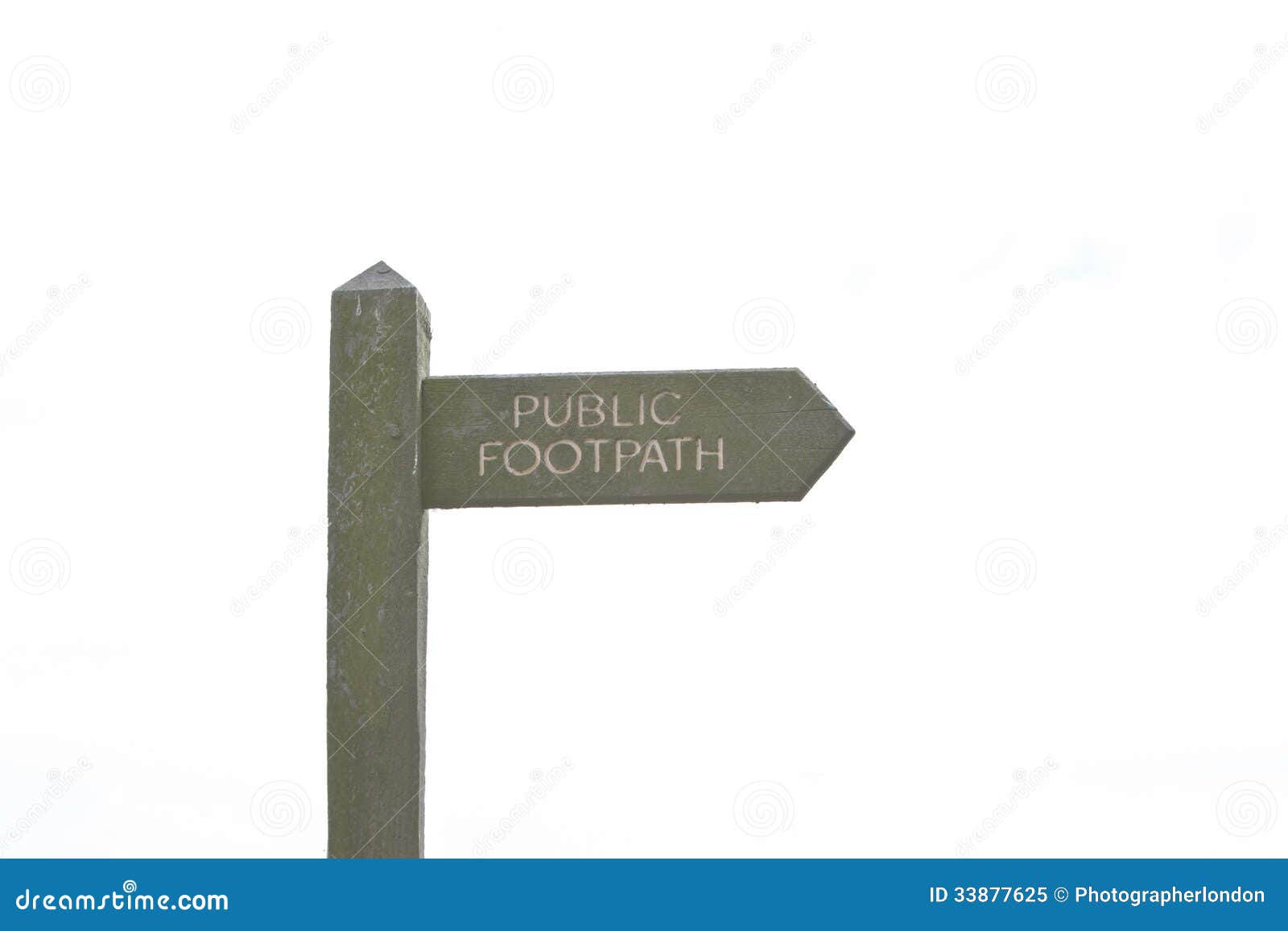 Public Footpath Sign stock image. Image of direction - 33877625