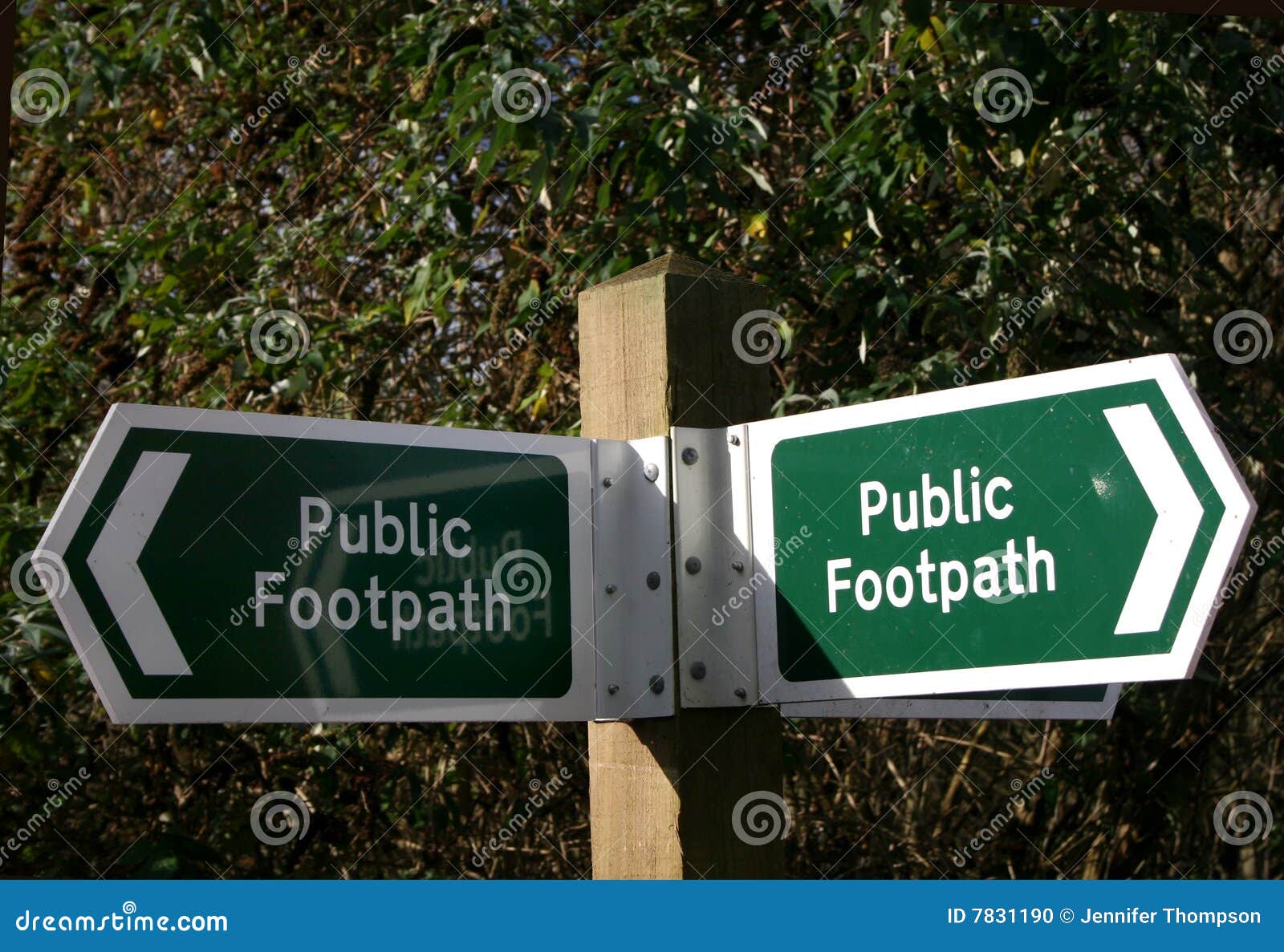 Public footpath sign stock photo. Image of post, trail - 7831190