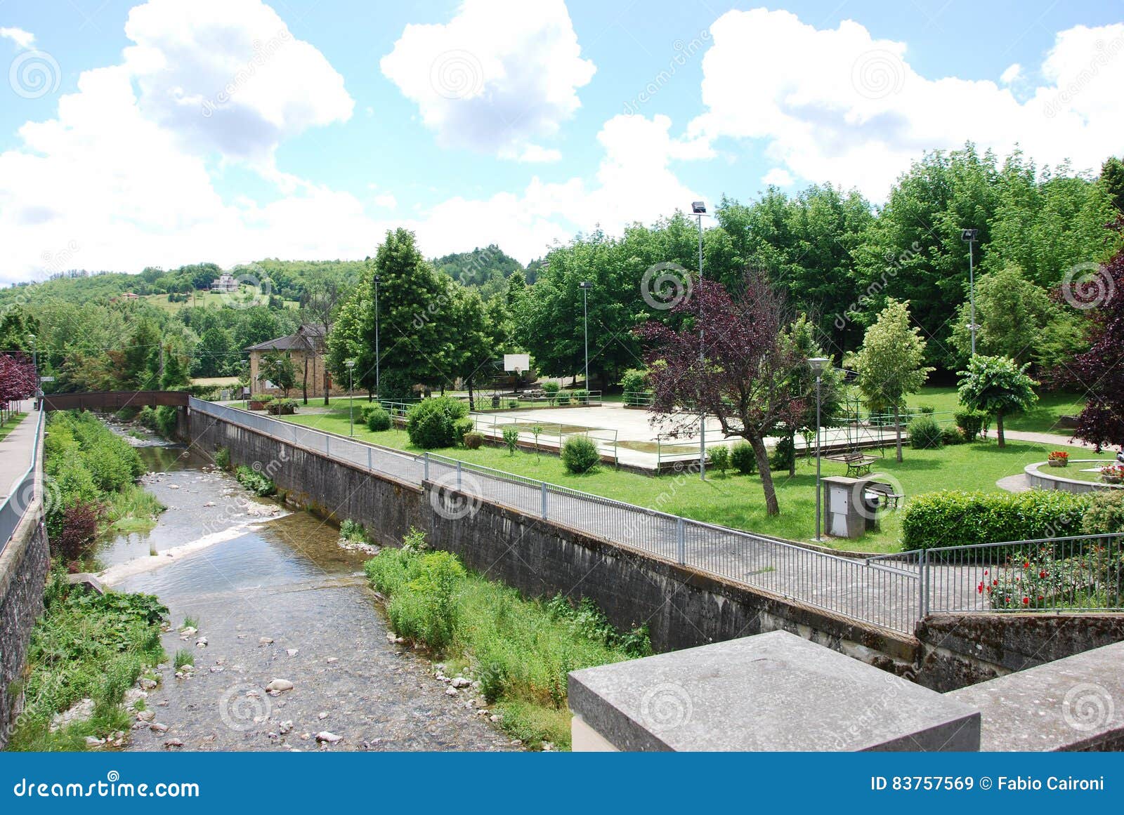The Public Garden of Bedonia Editorial Stock Image - Image of romagna ...