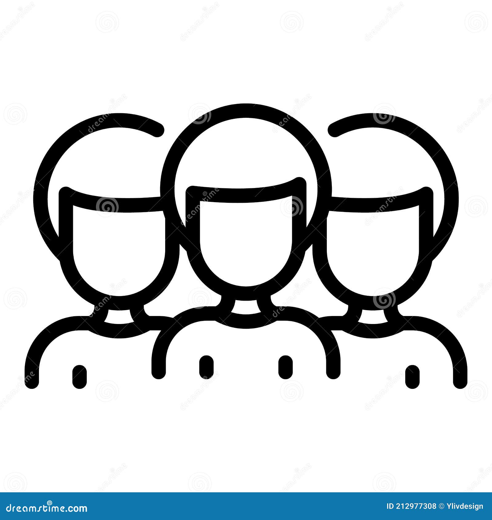 Public Group Target Audience Icon, Outline Style Stock Vector ... Public Group Target Audience Icon, Outline Style Stock Vector ...