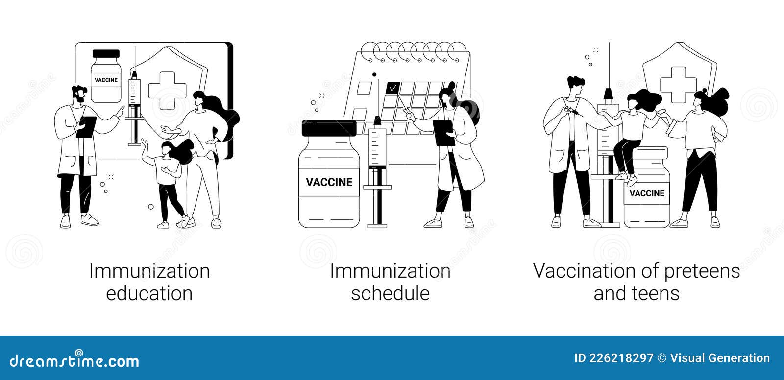 Public Health Program Abstract Concept Vector Illustrations. Stock ...