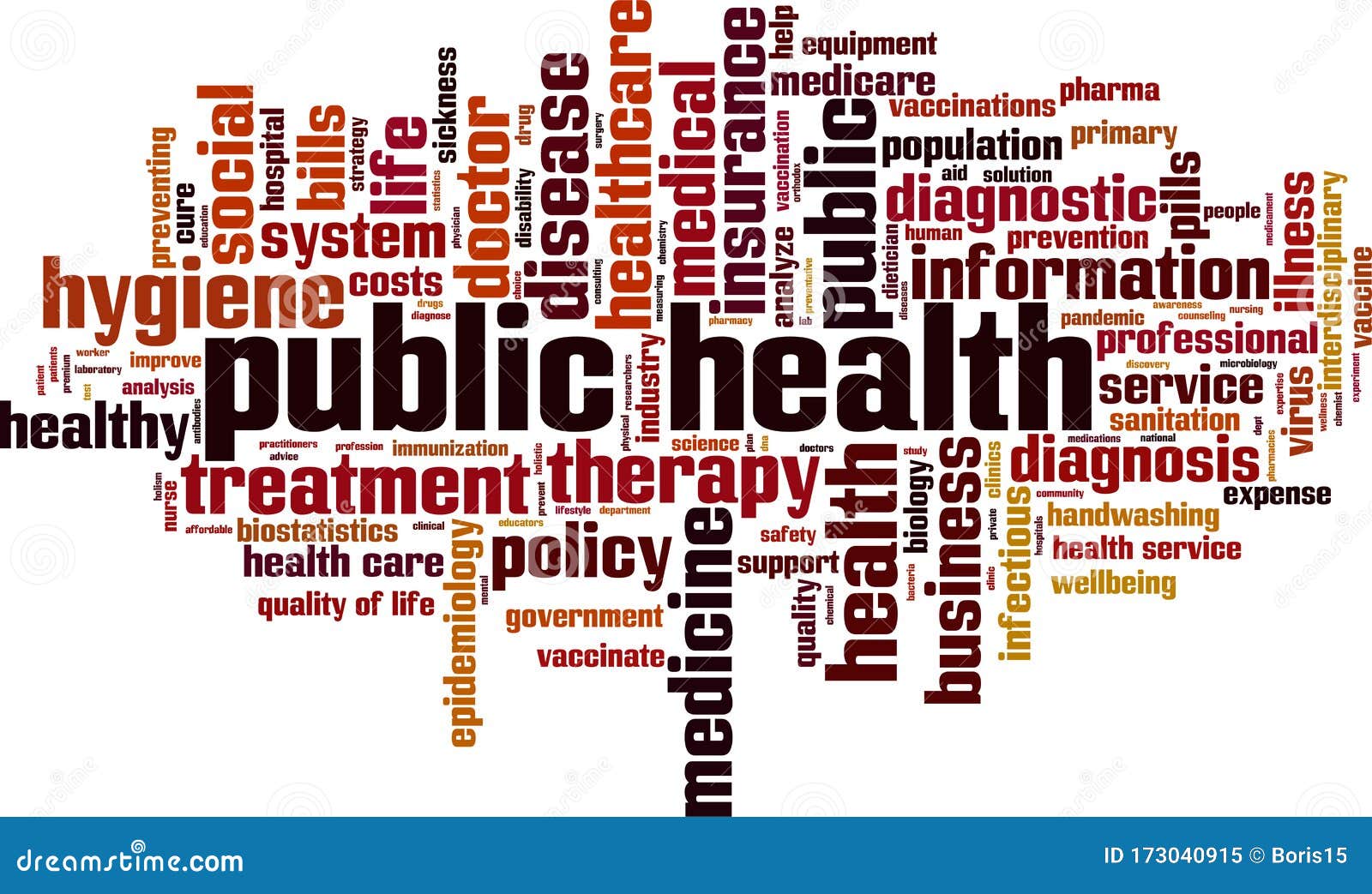 Public health word cloud stock vector. Illustration of health - 173040915