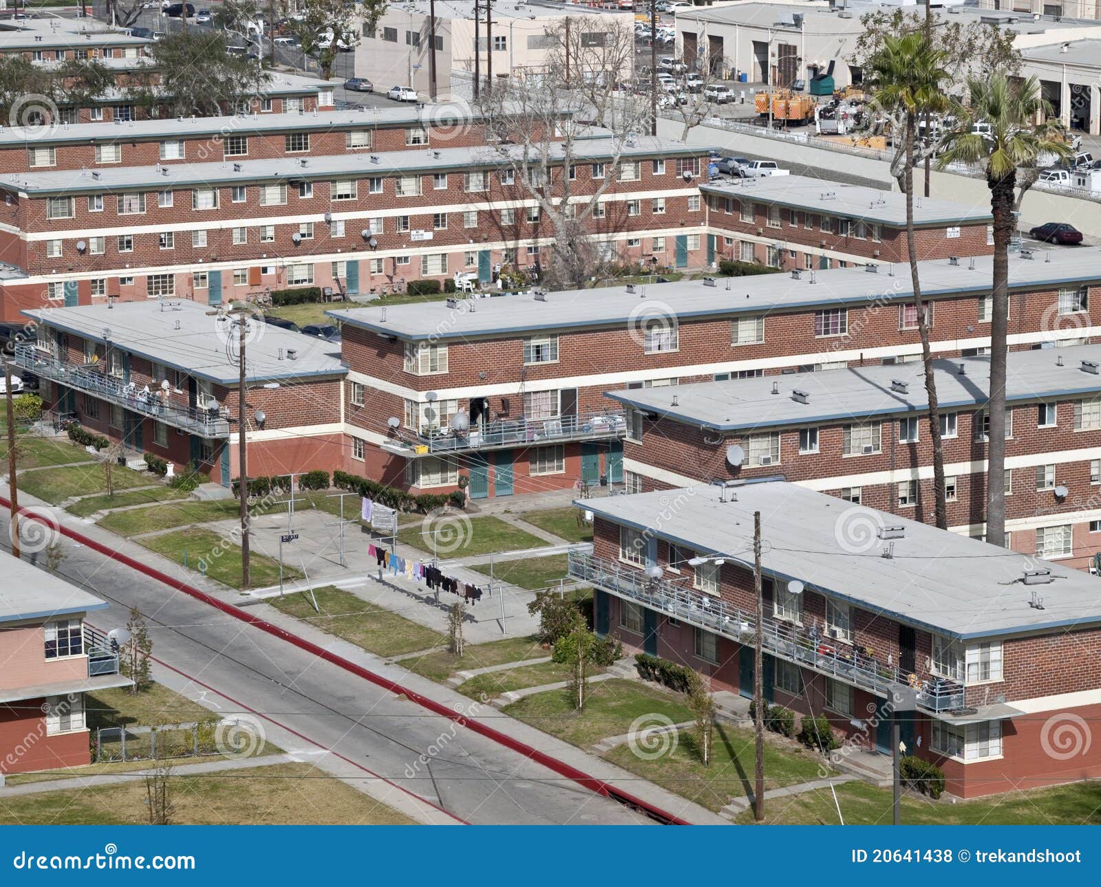 Public Housing Project stock photo. Image of neighborhood - 20641438