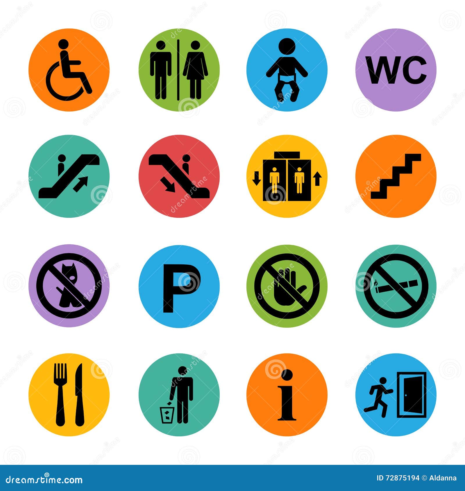 Public icon basic stock vector. Illustration of direction - 72875194