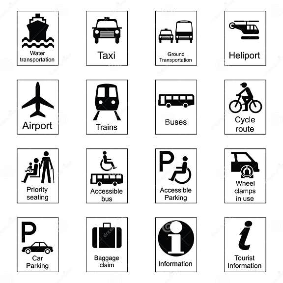 Public Information Signs stock vector. Illustration of notify - 12945166