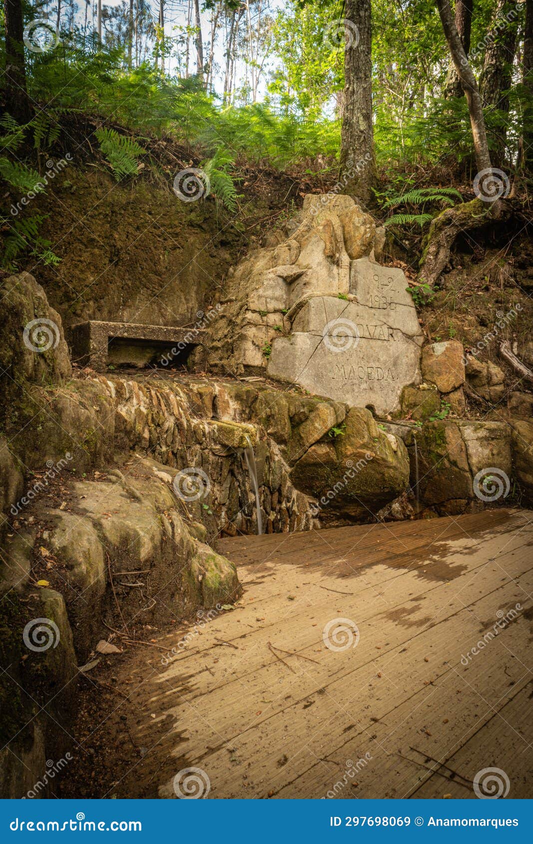 Public Intake of Spring Water in Maceda, Ovar, Portugal Stock Image ...