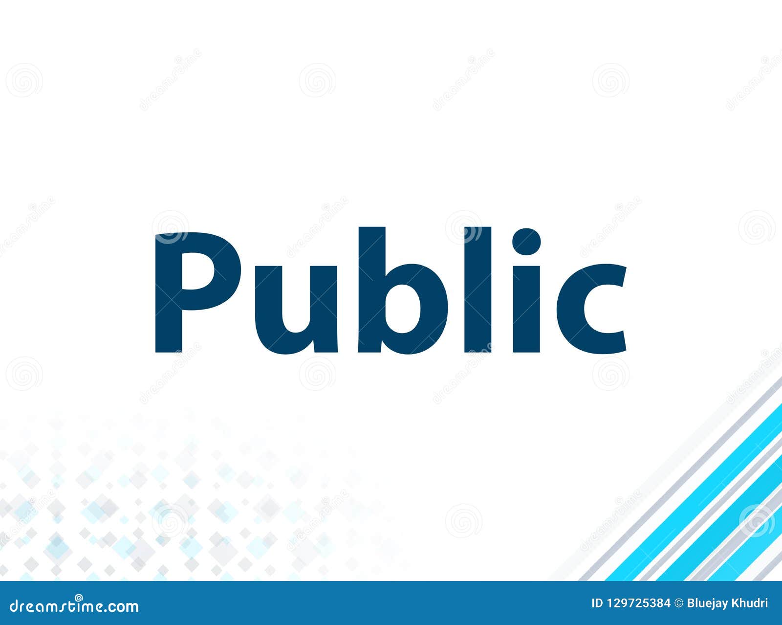 Public Modern Flat Design Blue Abstract Background Stock Illustration ...