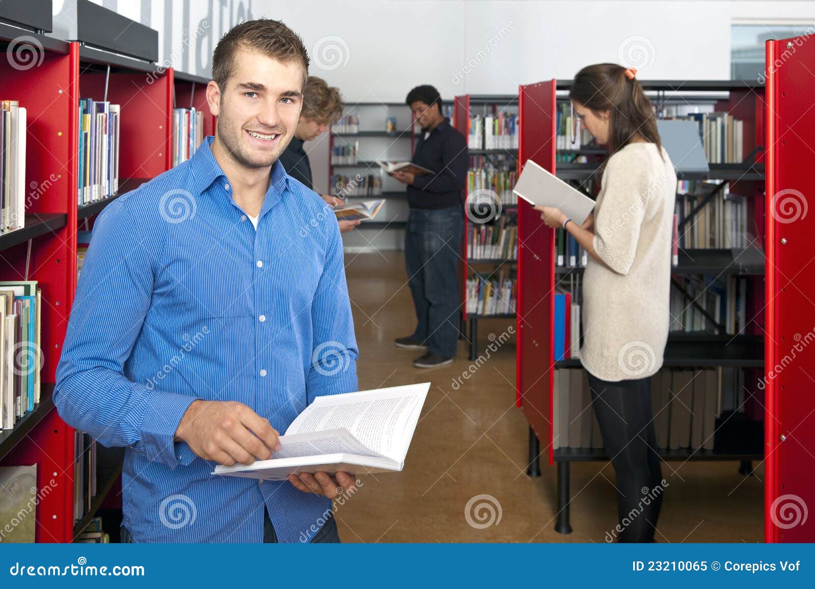 Public Library stock image. Image of racks, four, reading - 23210065