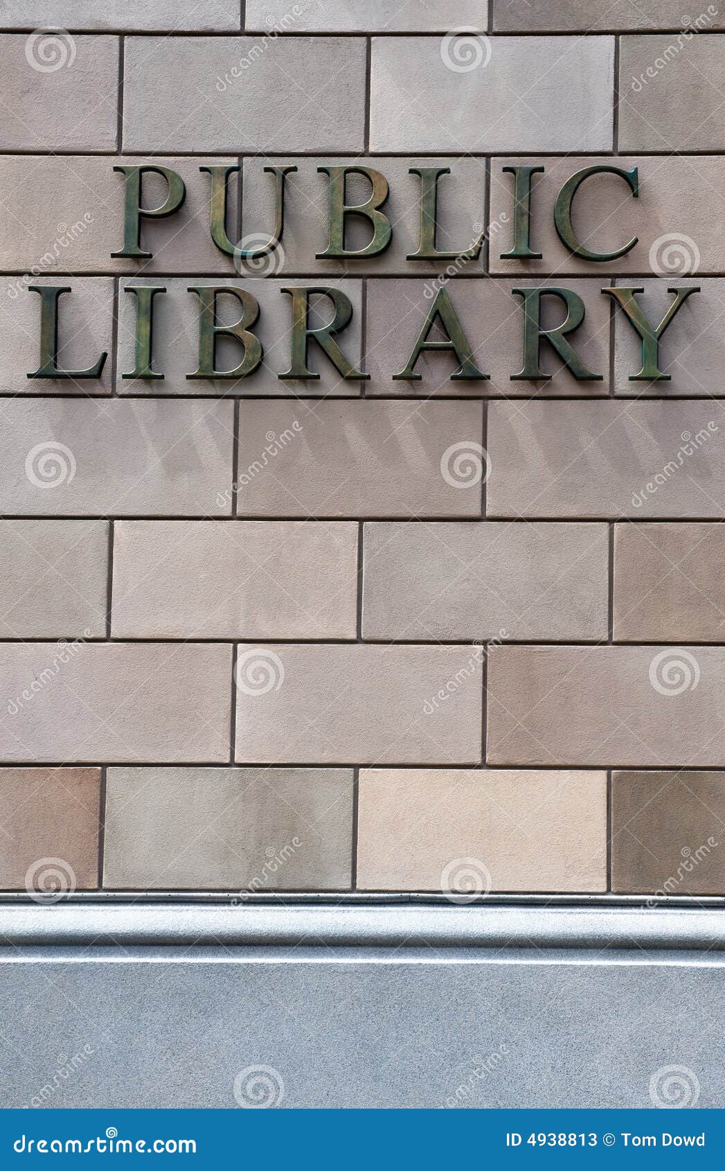 Public library stock image. Image of exterior, gray, stone - 4938813