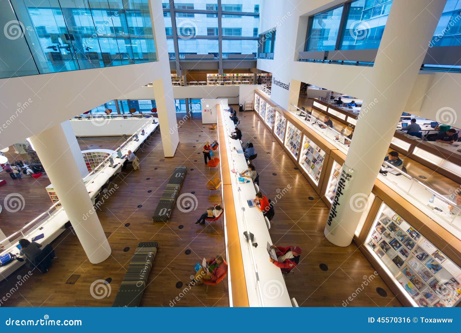 Public Library of Amsterdam Editorial Photo - Image of city, training ...