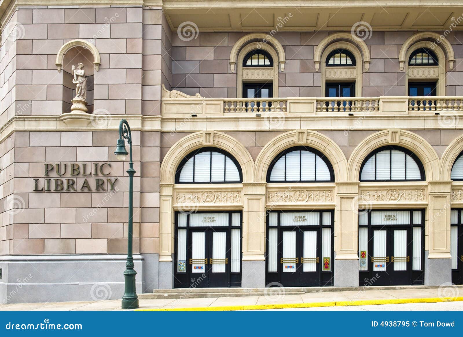 Public Library Building stock image. Image of stories - 4938795