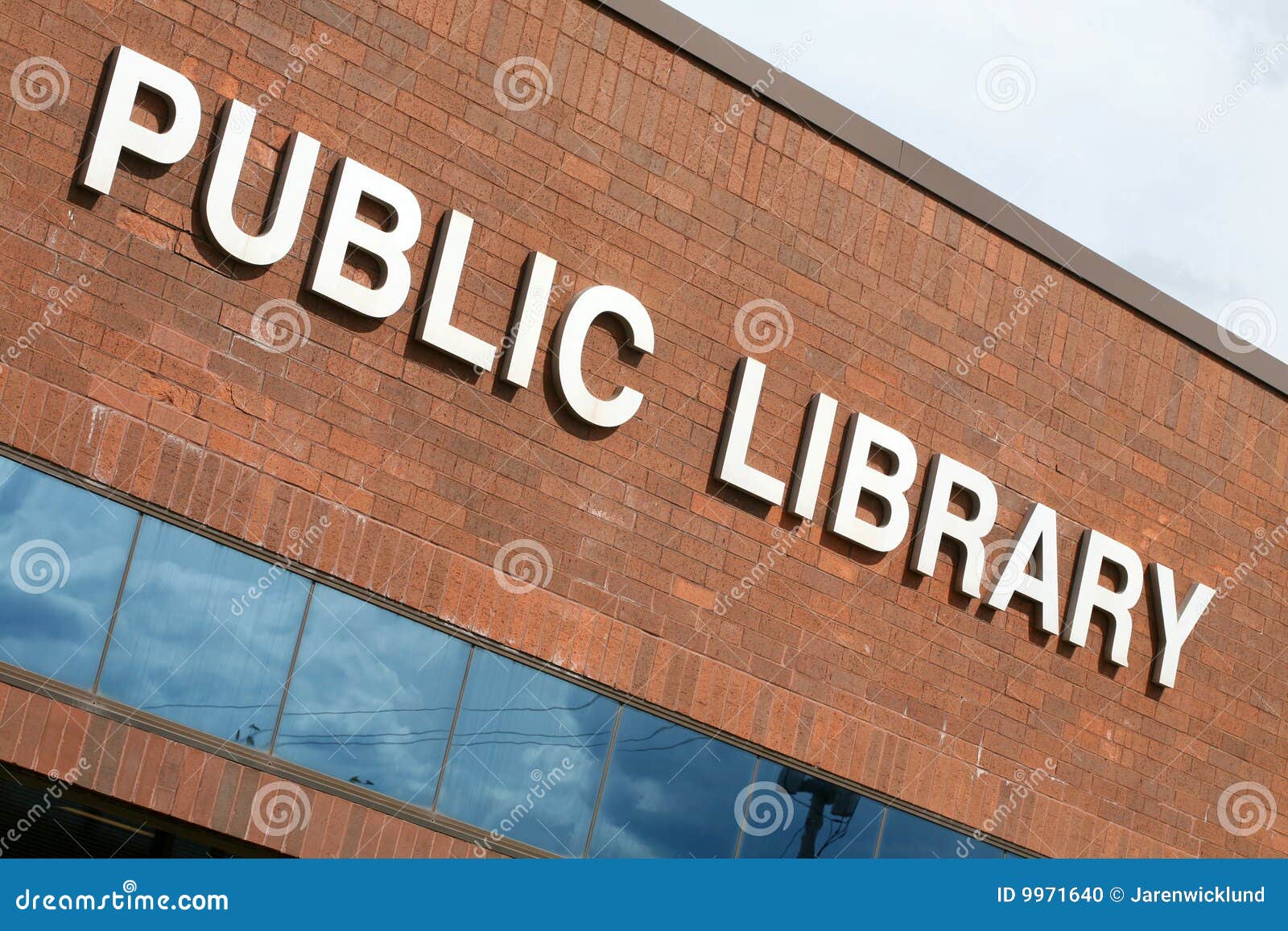 Public library building stock photo. Image of brick, public - 9971640