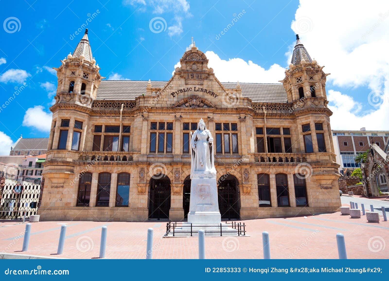 Public Library Building of Port Elizabeth Stock Image - Image of cape ...