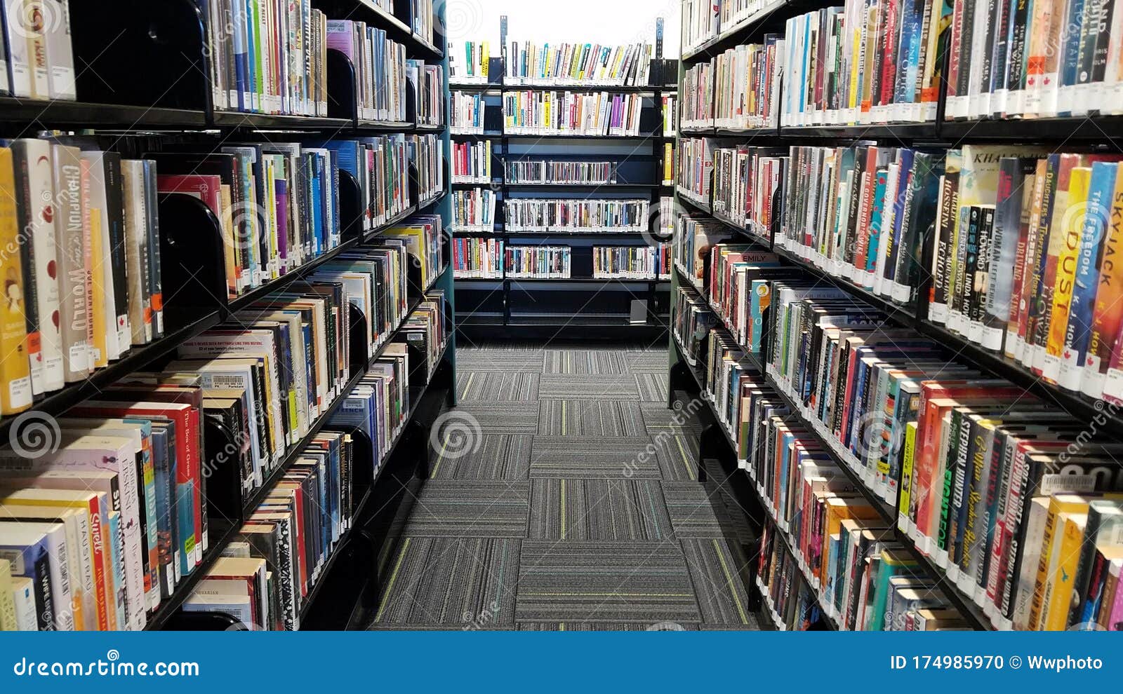 Public Library in Canada. Inside View Editorial Image - Image of public ...