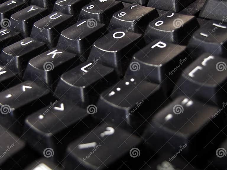 Public Library Computer Keyboard Stock Photo - Image of communication ...