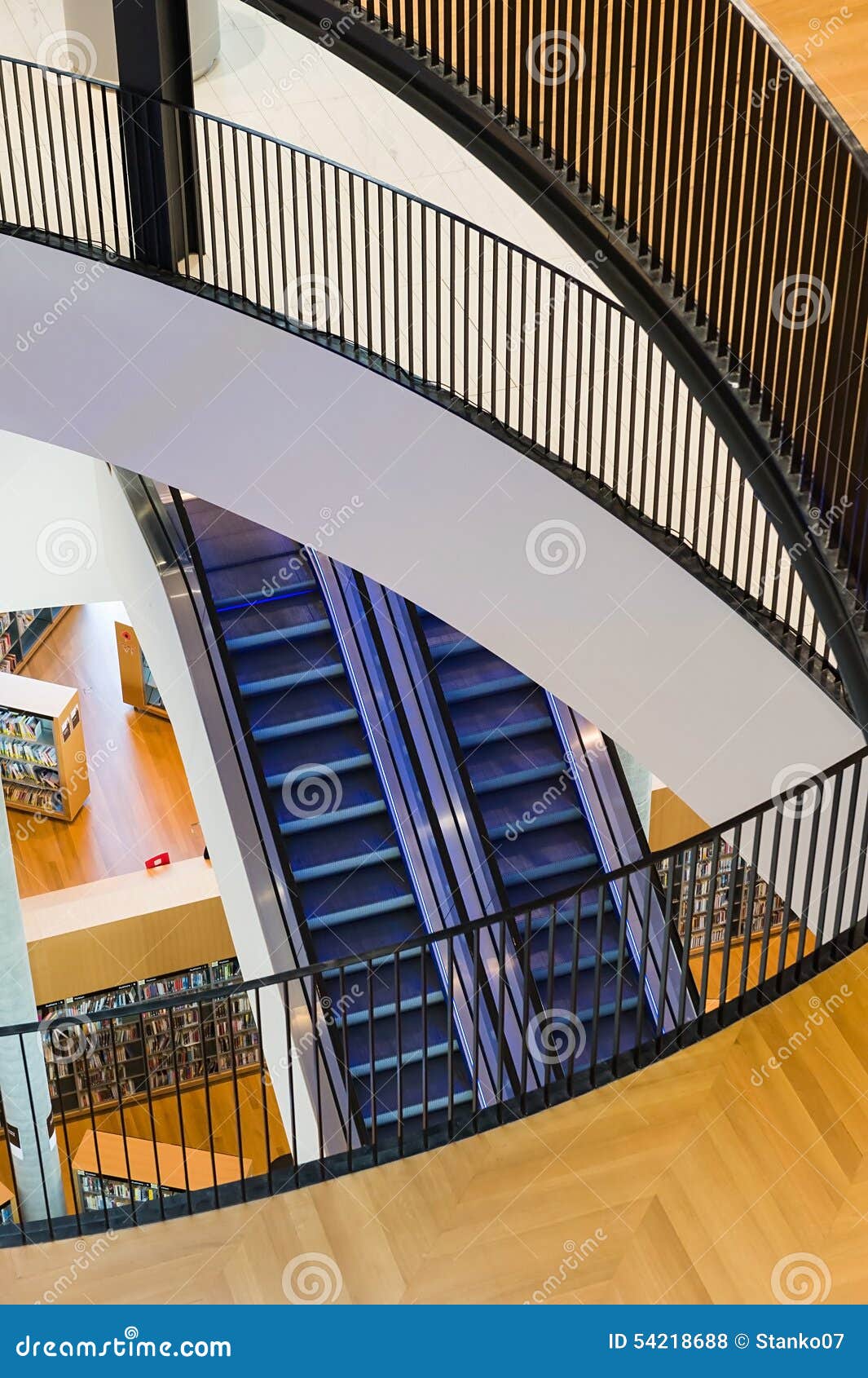 Public library interior stock photo. Image of abstract - 54218688