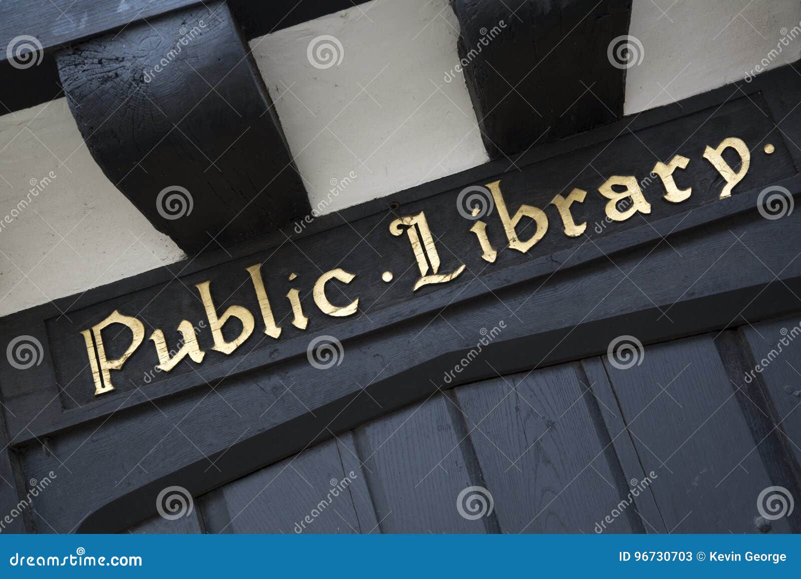 Public Library Sign stock image. Image of building, lend - 96730703