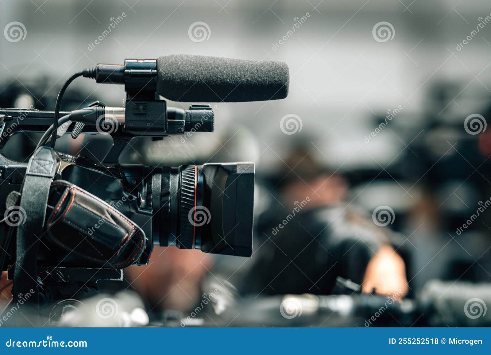 Public Live Event Television Coverage Stock Photo - Image of television ...