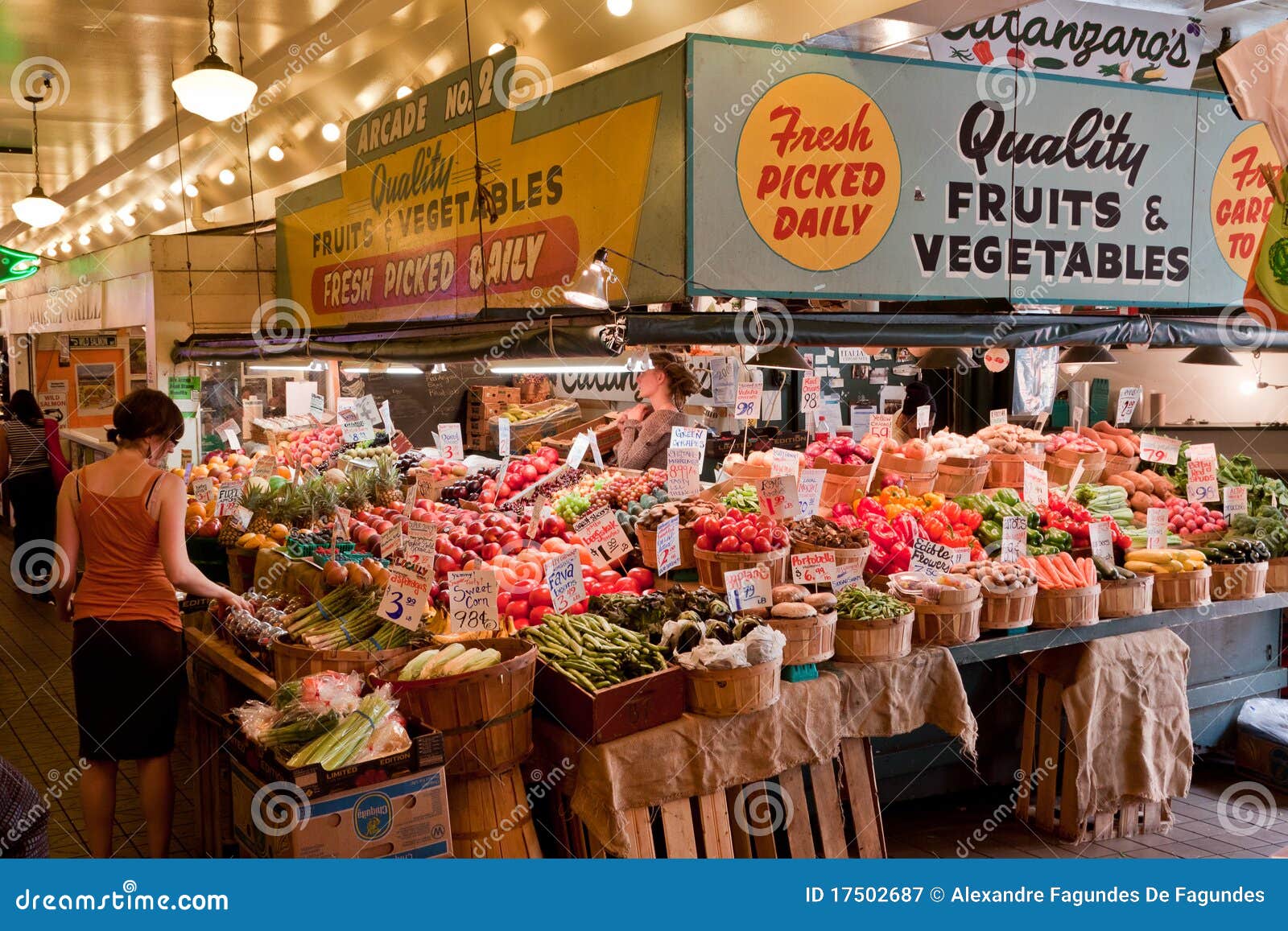Public Market Center Neon Seattle Editorial Photography - Image of ...