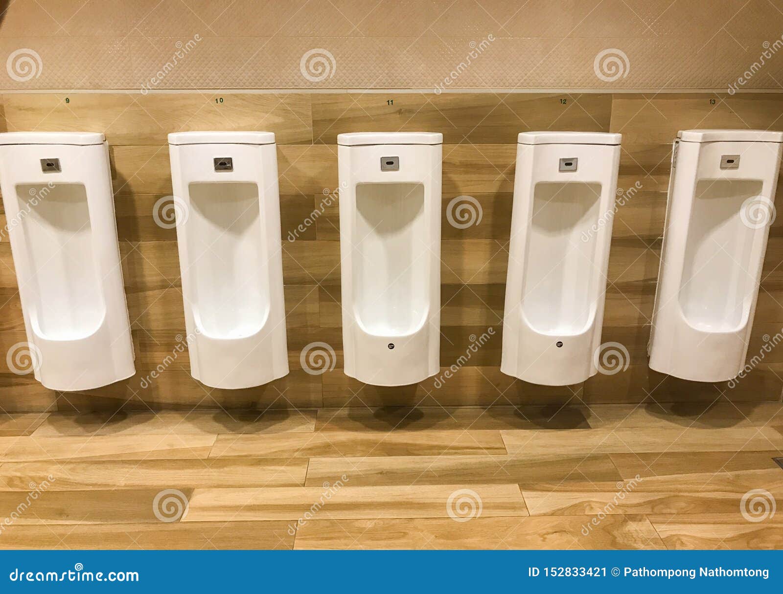 Public Modern Clean Male Restroom Stock Image - Image of interior ...