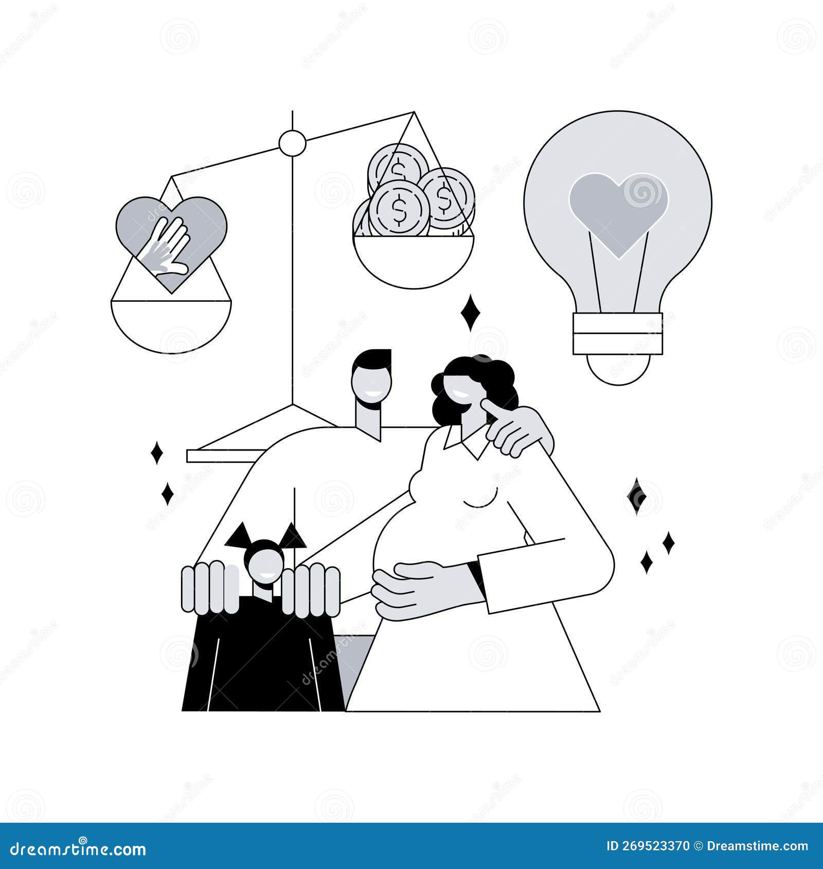 Public Morality Abstract Concept Vector Illustration. Stock Vector ...