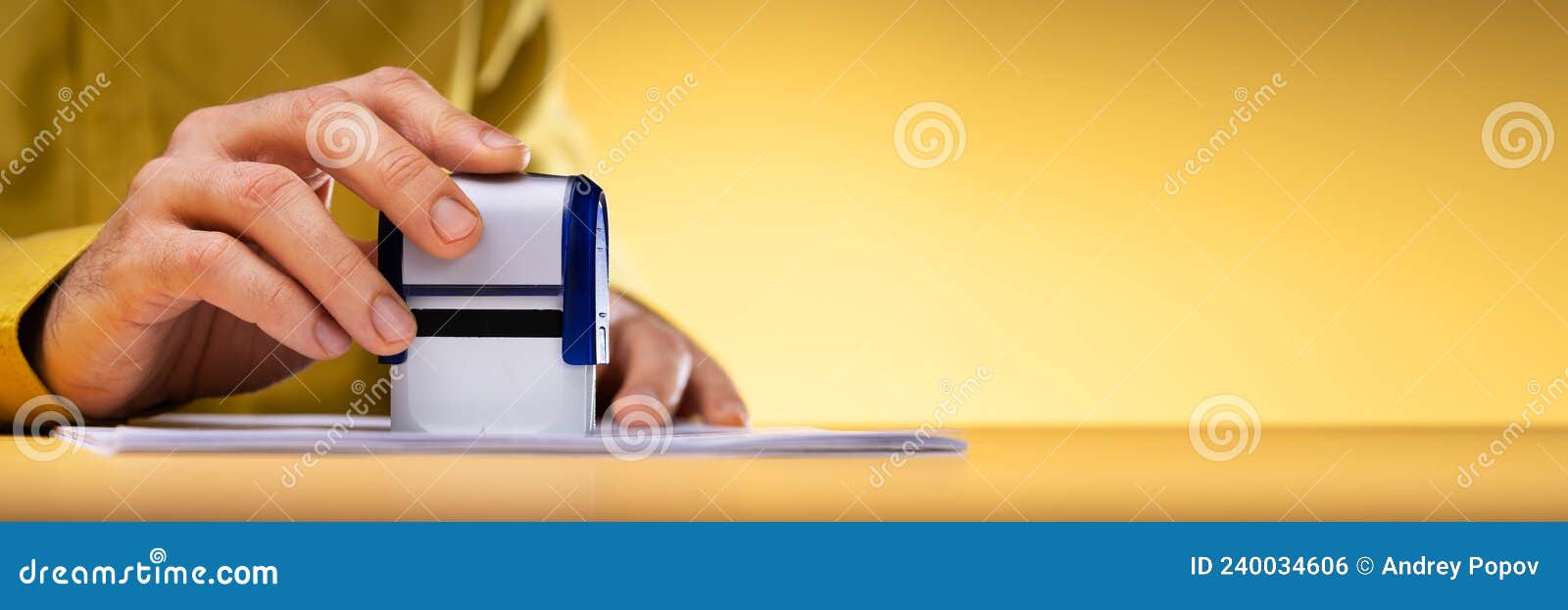 Public Notary Contract Document Stamp Stock Photo - Image of contract ...