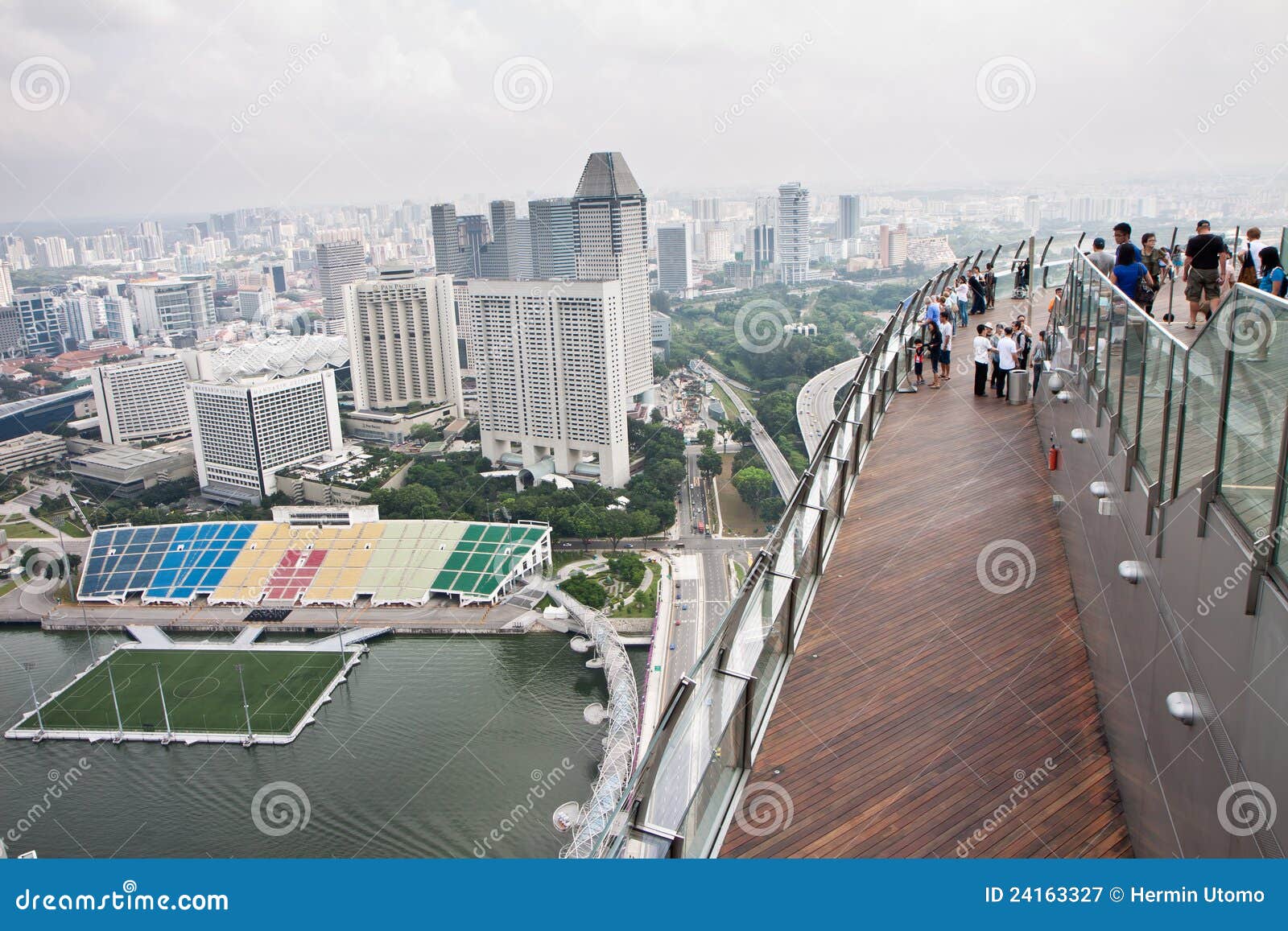 Public Observation Deck View Editorial Photography - Image of marina ...