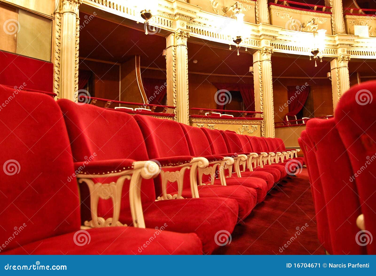 Public Opera House - Seating Stock Image - Image of drapes ...