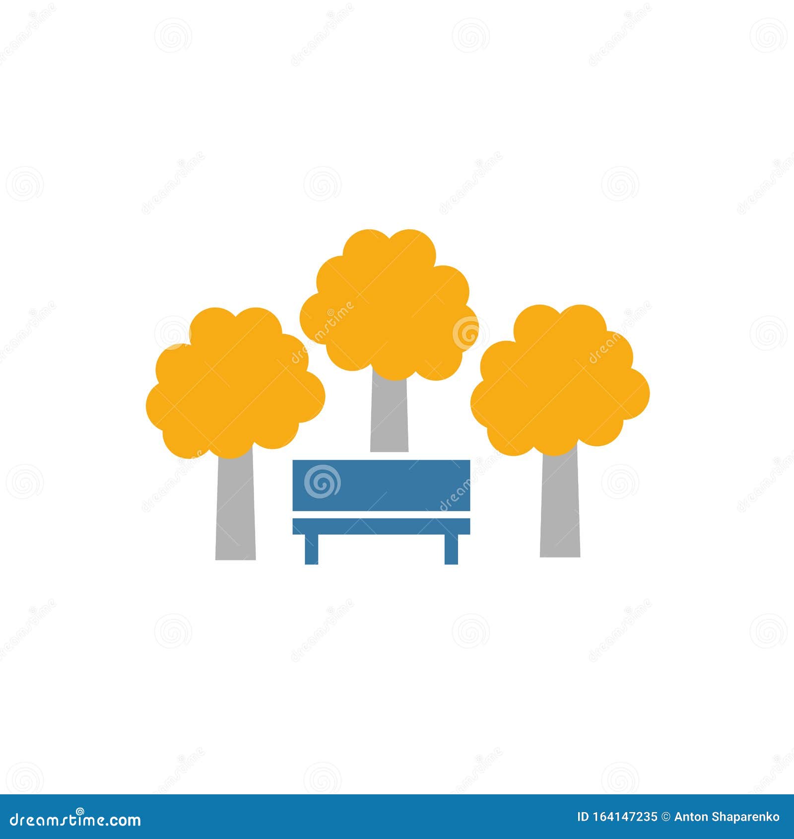 Public Park Icon. Simple Element from City Elements Icons Collection ...