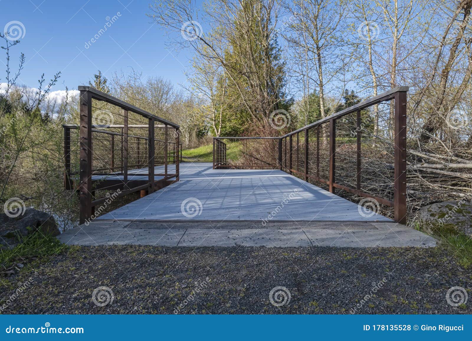 Public Park Landscape in Fairview Oregon Stock Photo - Image of ...