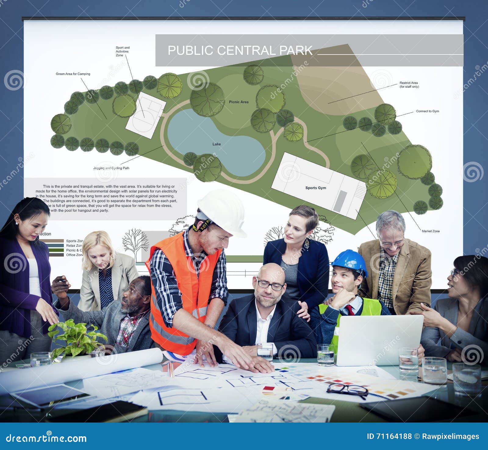 Park Layout Stock Photography | CartoonDealer.com #14145110