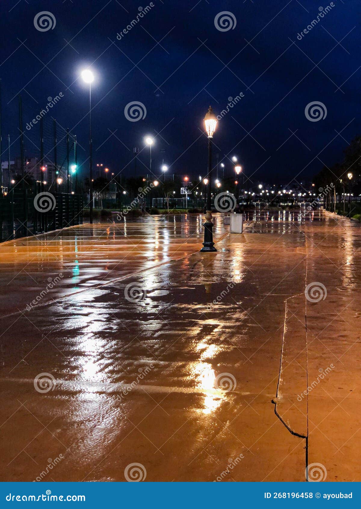 Public Park in a Winter Scene Stock Photo - Image of public ...