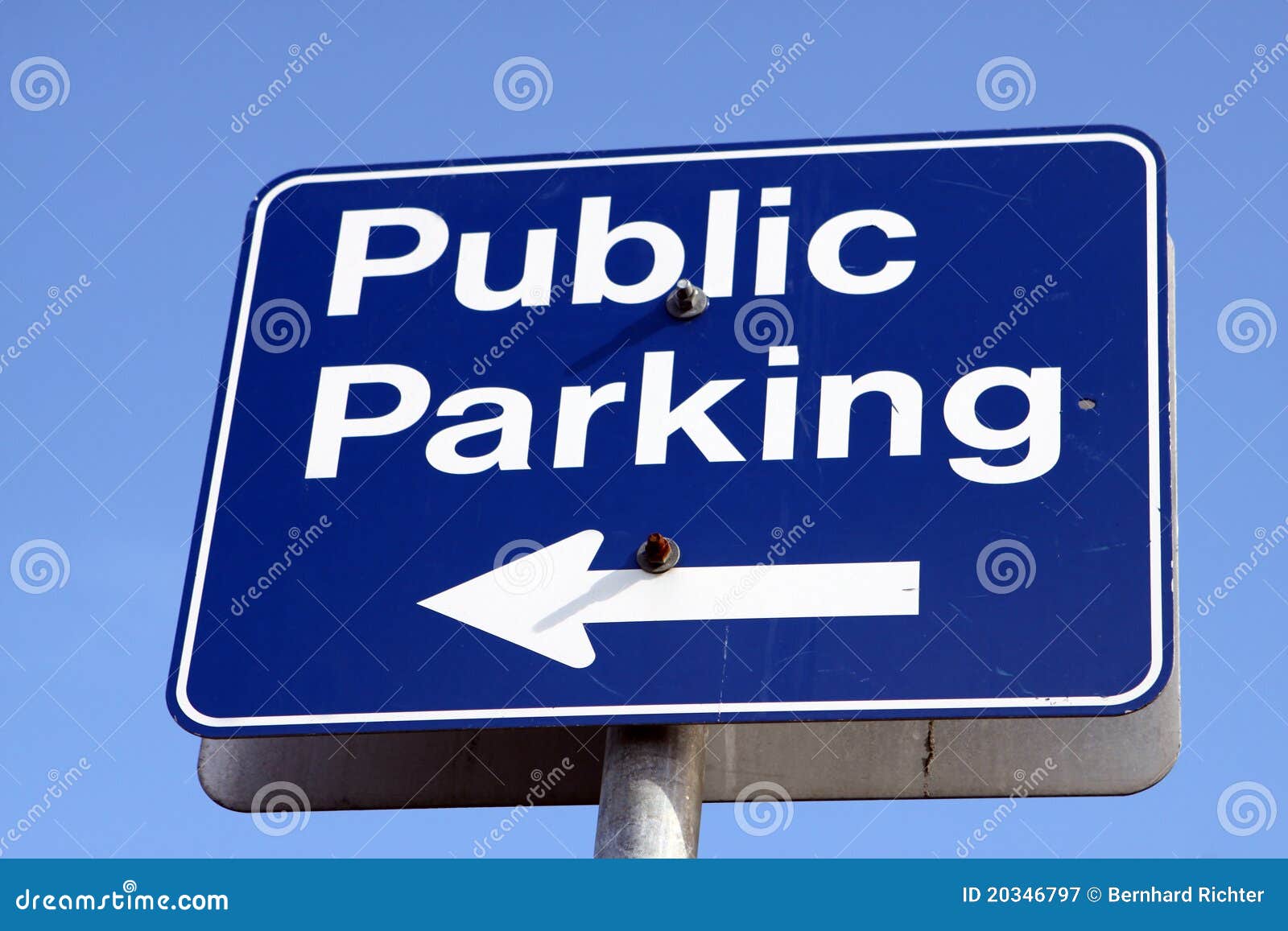 Public Parking Sign Royalty Free Stock Photography - Image: 20346797