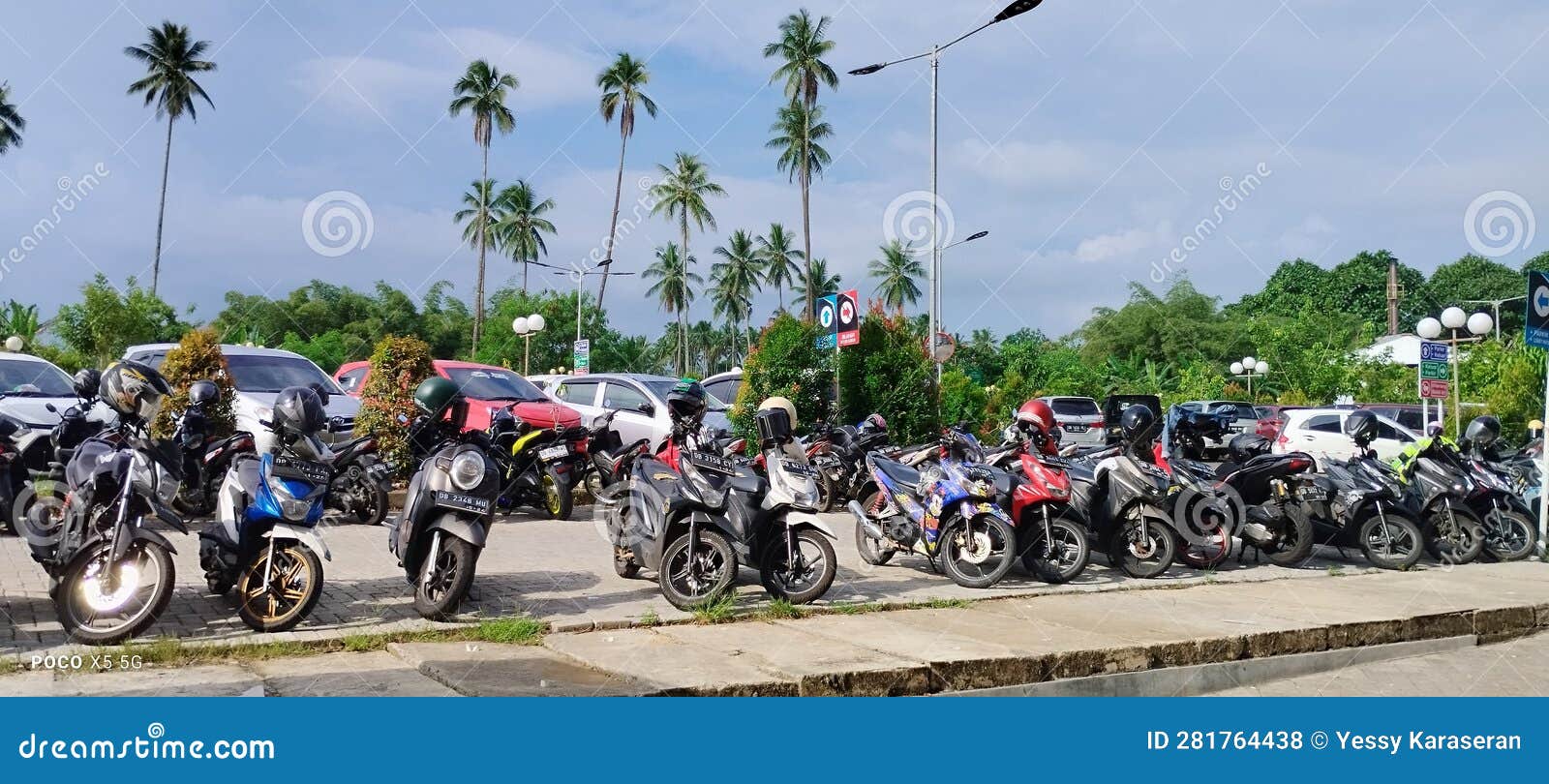 Public Parking for Two Wheelers Editorial Stock Photo - Image of racing ...