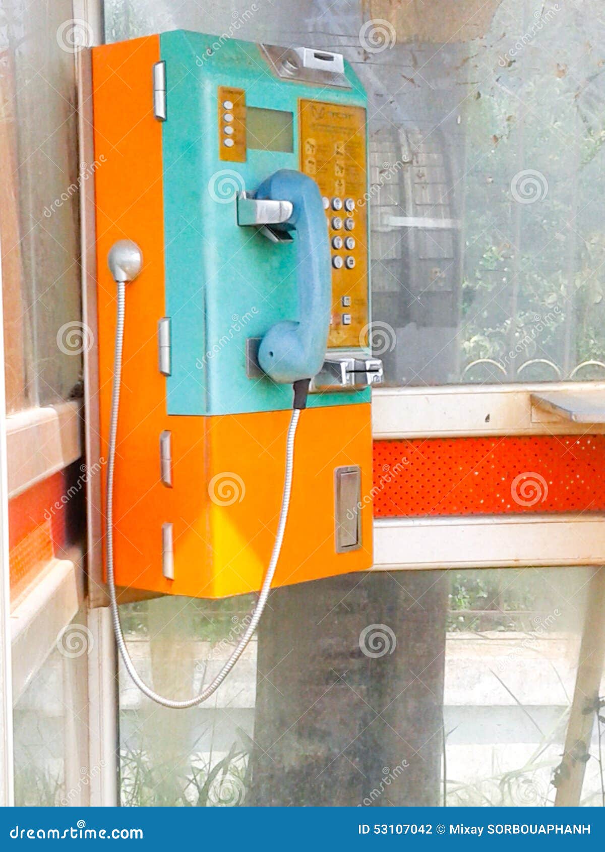 Public phone stock photo. Image of phone, public, oldpublicphone - 53107042