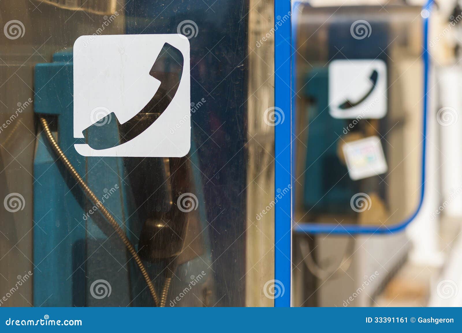 Public Phone on the Street. Stock Image - Image of connect, dialing ...