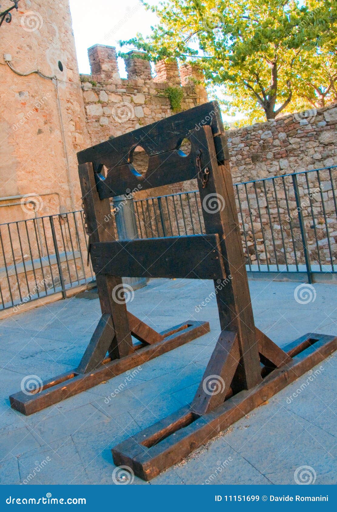 Public pillory stock image. Image of abasement, tuscany - 11151699