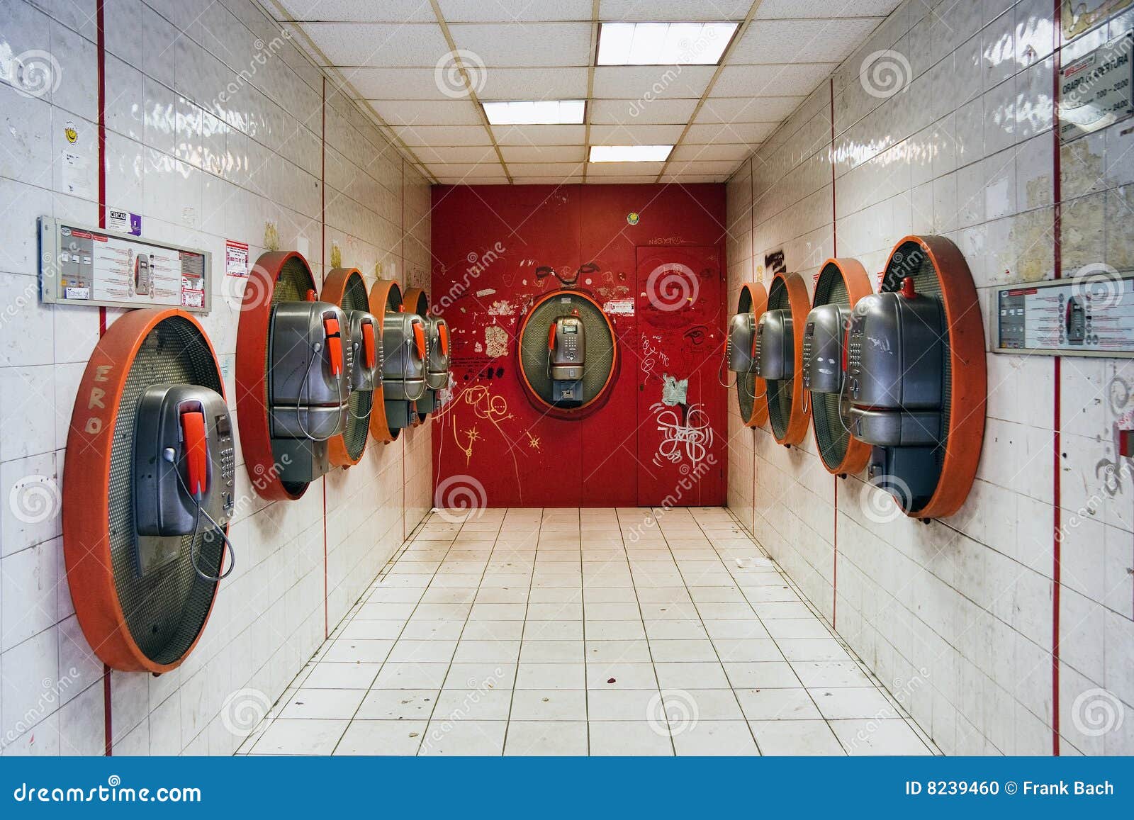 Public, Red Telephones in Siena Stock Photo - Image of town, background ...
