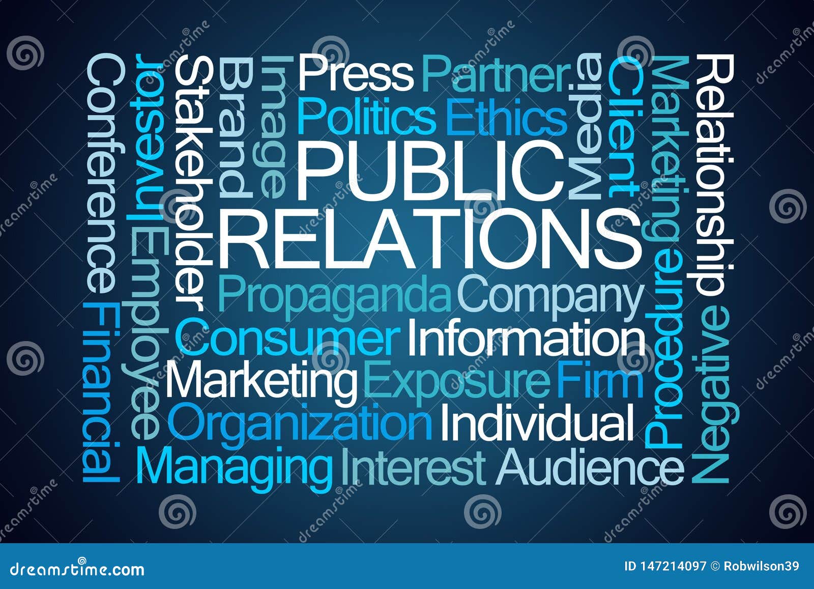 Public Relations Word Cloud Stock Illustration - Illustration of ...