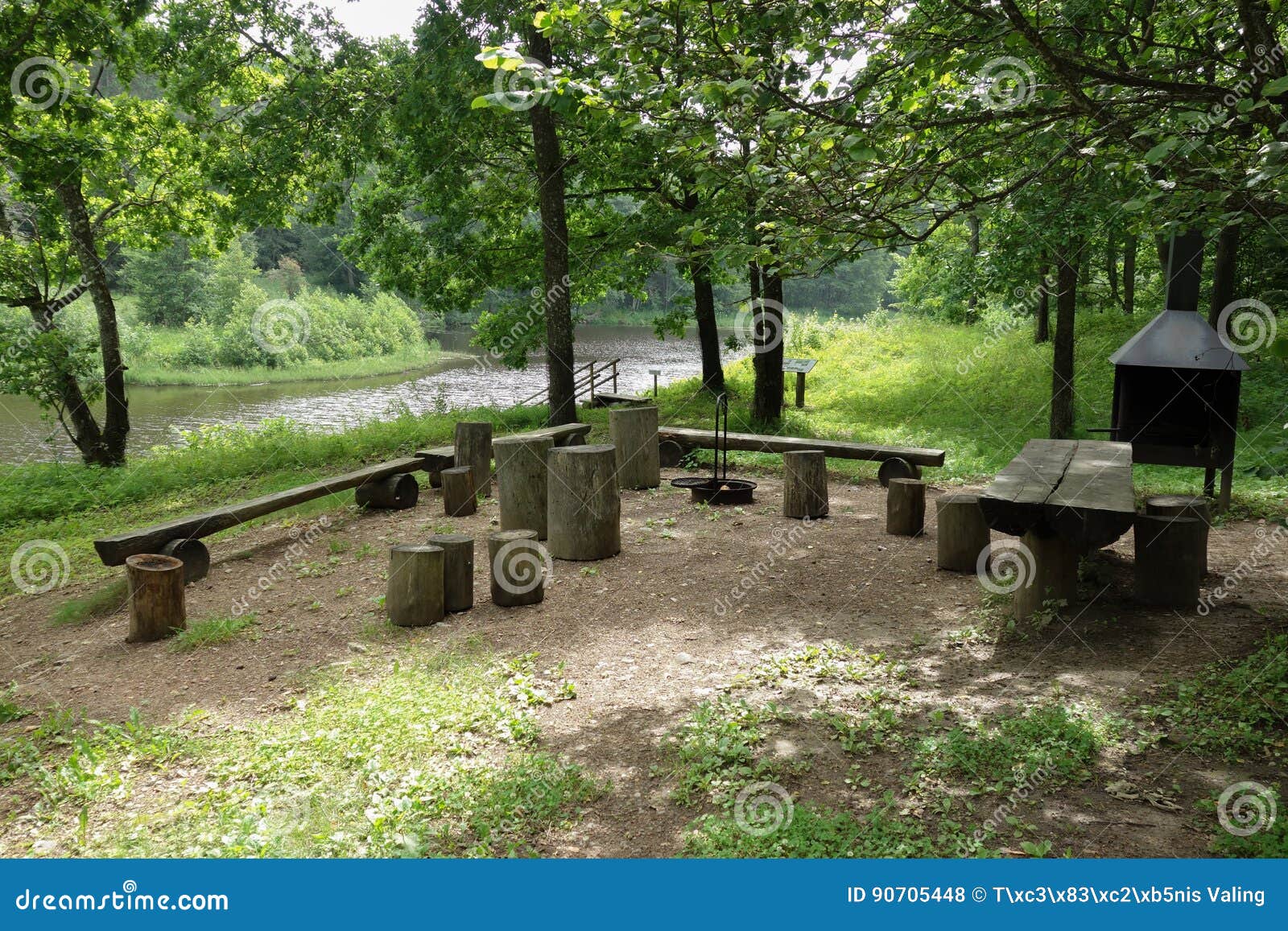 Public resting place stock photo. Image of exterior, beautiful - 90705448