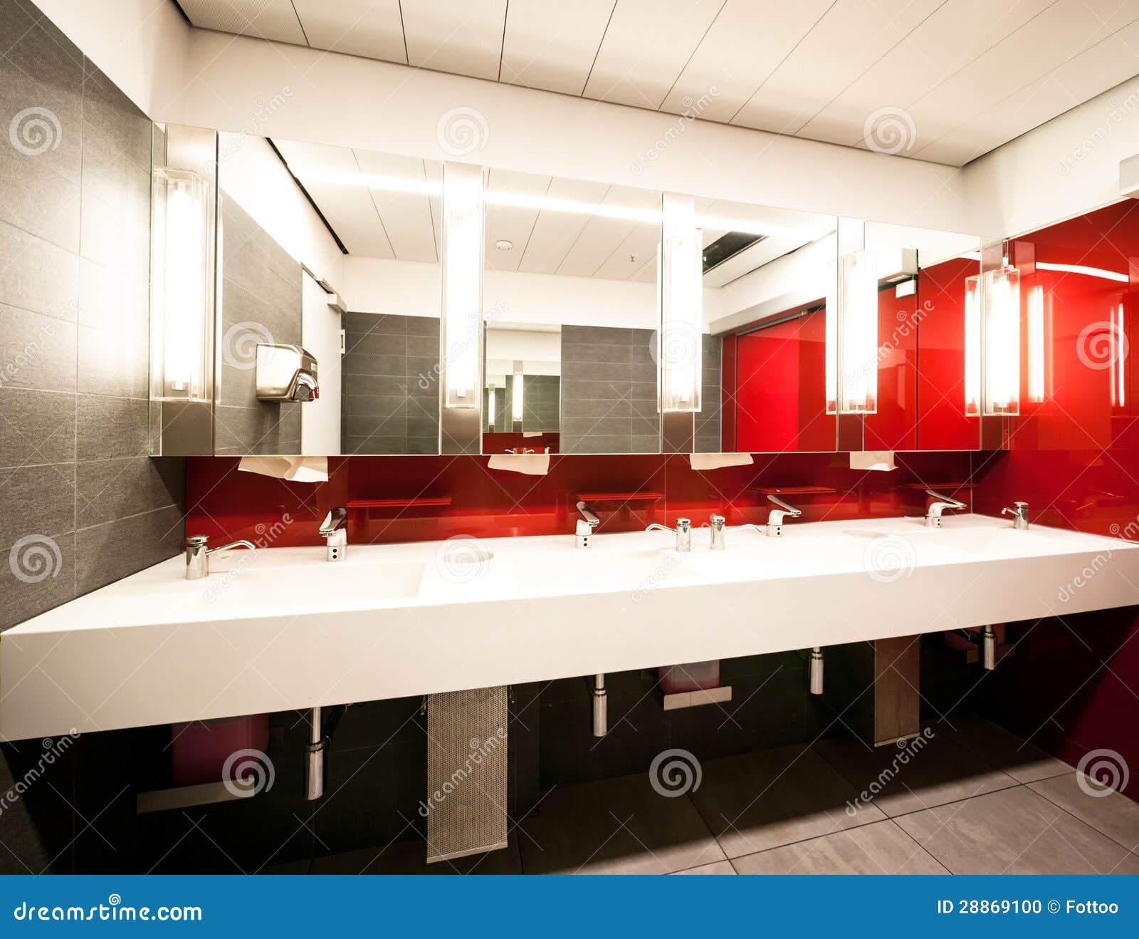 Public restroom stock photo. Image of abstract, clean - 28869100