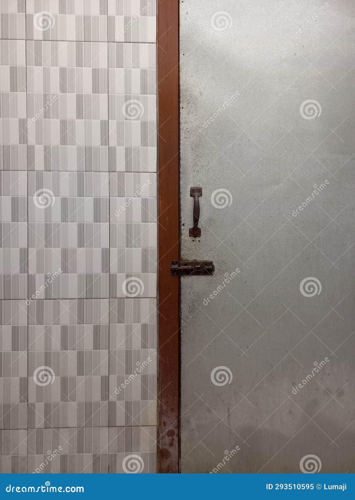Public Restroom Bathroom Door in Indonesia Stock Image - Image of door ...