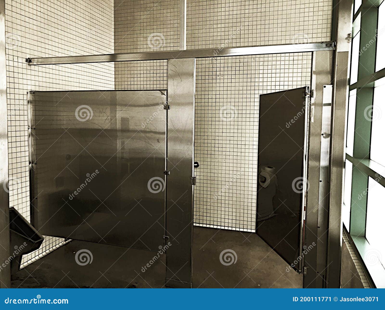 Public restroom stock image. Image of insiden, bathroom - 200111771