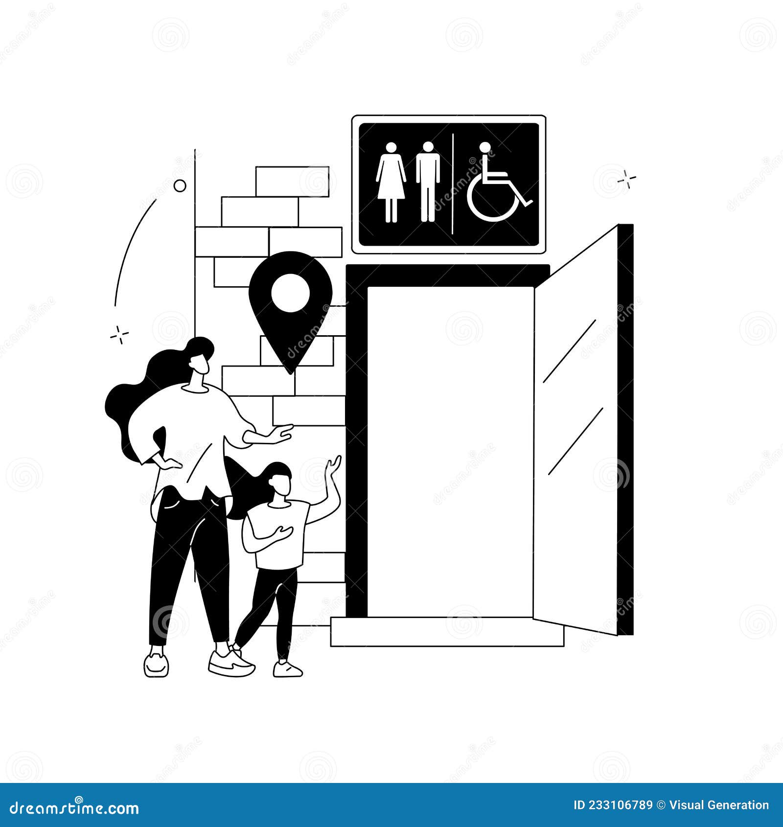 No Public Restrooms Symbol. Do Not Pooping And Peeing People Sign. No ... No Public Restrooms Symbol. Do Not Pooping And Peeing People Sign. No ...