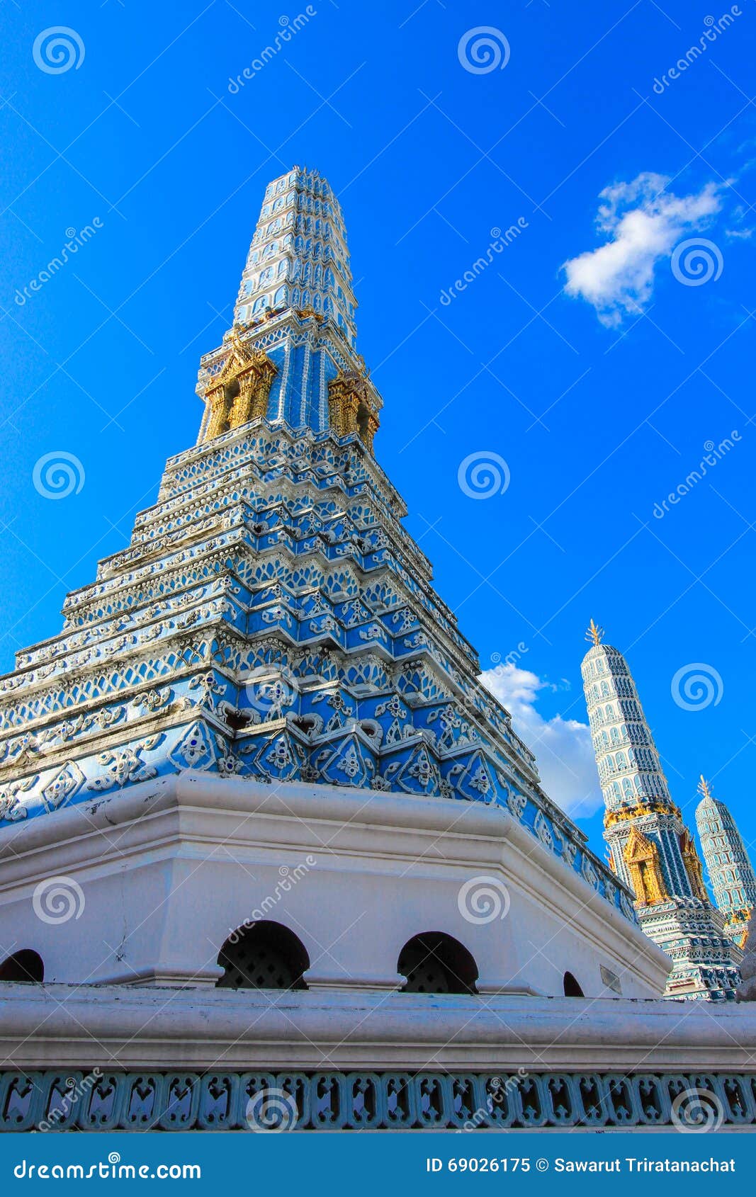 Public Royal Temple with Sky Background Stock Image - Image of ...