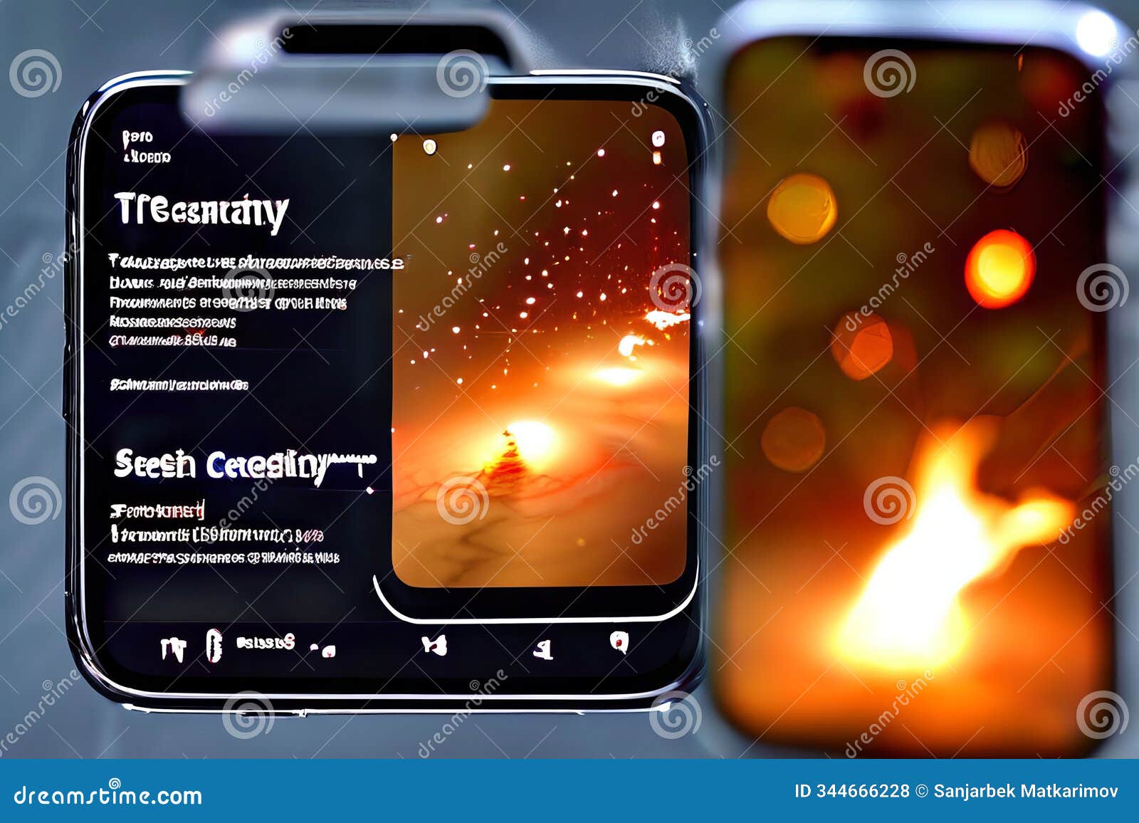 Public Safety App Interface with Emergency Alerts and Location T Stock ...