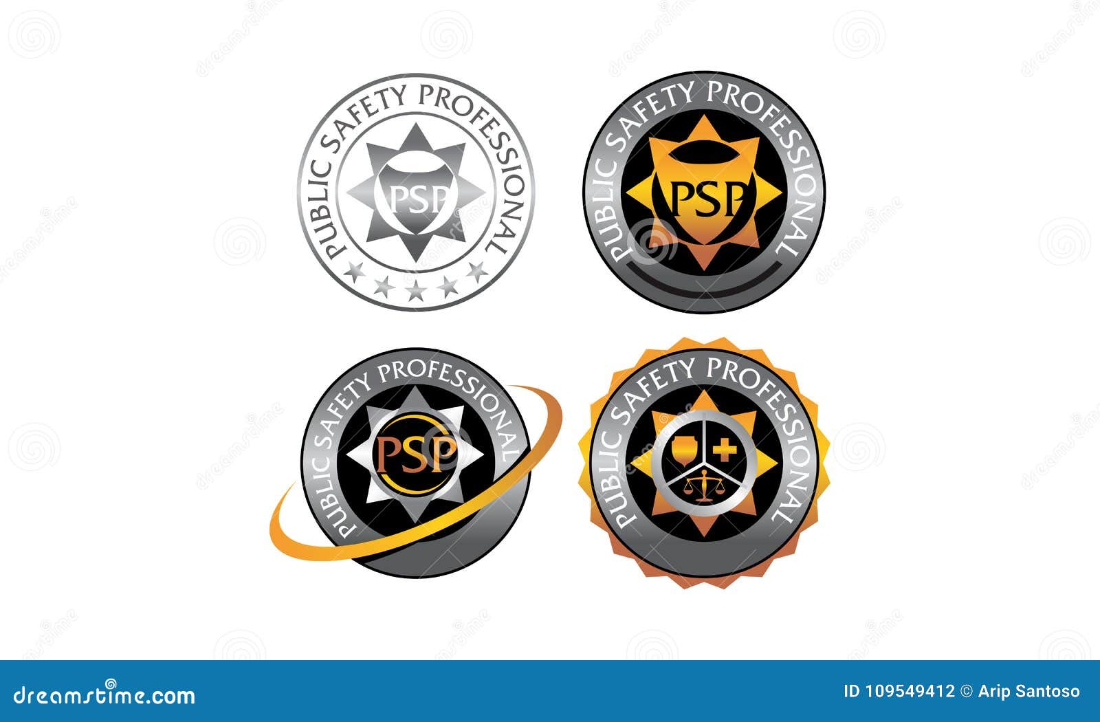 Public Safety Professional Set Stock Vector - Illustration of ...