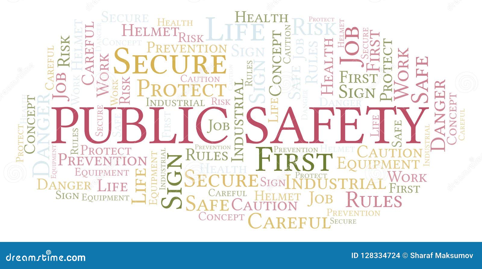Public Safety word cloud. stock illustration. Illustration of wordcloud ...