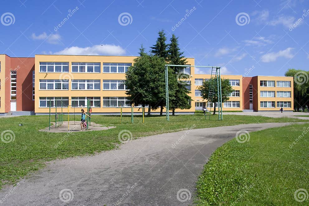 Public school stock photo. Image of academy, stadium - 20883488